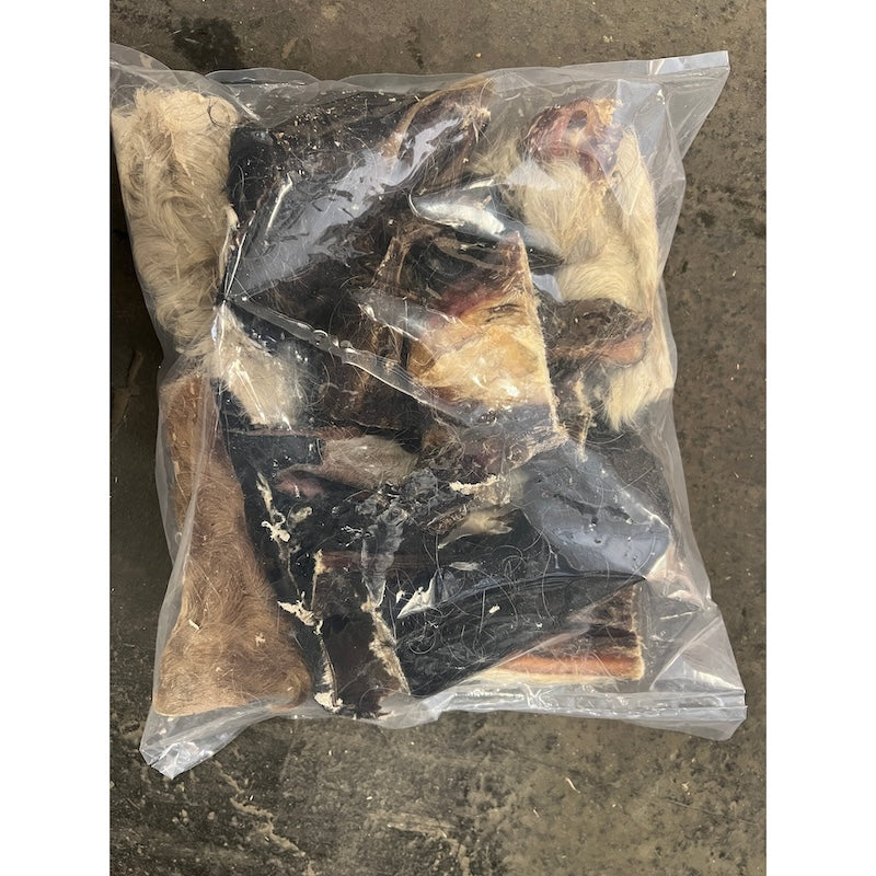 Beef Skin - Hairy 1kg – Victory Pet Products